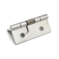 China 304 Stainless Steel Spring Hinge Automatic Cabinet Door Wardrobe Mini Micro Hinge for sale