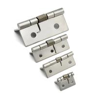 China 304 Stainless Steel Spring Hinge Automatic Cabinet Door Wardrobe Mini Micro Hinge for sale