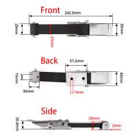 China Rubber Elastic Stainless Steel Latches Buckle Holder Internal Button Hook For Vehicle for sale