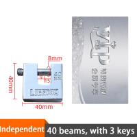 China Anti Theft Safe Stainless Steel Rectangular Lock Padlock Keyed Padlock Waterproof for sale