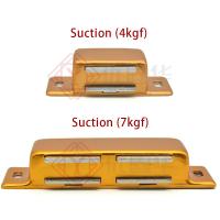 China Furniture Hardware Magnetic Door Catches Wardrobe Cabinet Latch Catch With Screws for sale