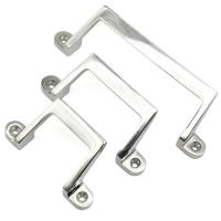 China Exterior Solid Offset Handle 45 Degree Inclined Handle 304 Stainless Steel Precision Casting for sale