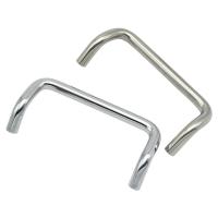 China Furniture Hardware Stainless Steel Door Handles Double Bend Heavy Door Bow Knobs for sale