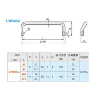 China Furniture Hardware Stainless Steel Door Handles Double Bend Heavy Door Bow Knobs for sale