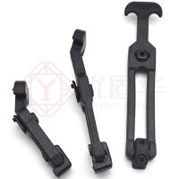 China Flexible Rubber Hood Catch Rubber T Handle Draw Latch With Brackets for sale