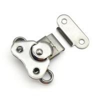 China Hardware 304 Stainless Steel Twist Latch Spring Butterfly Draw Latch For Case Box for sale