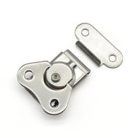 China Hardware 304 Stainless Steel Twist Latch Spring Butterfly Draw Latch For Case Box for sale