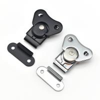 China Hardware 304 Stainless Steel Twist Latch Spring Butterfly Draw Latch For Case Box for sale