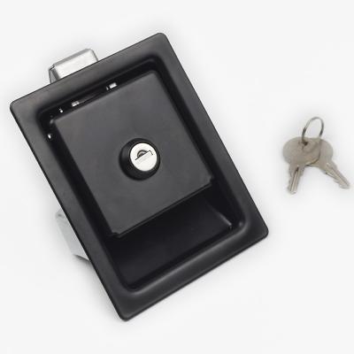 China XK101BS Recessed Door Paddle Lock Latch With Keys For Truck Trailer Container for sale