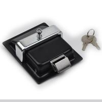 China XK101BS Recessed Door Paddle Lock Latch With Keys For Truck Trailer Container for sale