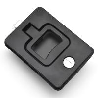 China Silent Generator Set Door Paddle Latch Lock Iron Panel Board Lock 108*80MM for sale