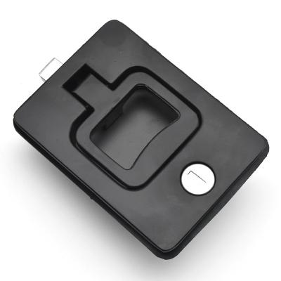 China Silent Generator Set Door Paddle Latch Lock Iron Panel Board Lock 108*80MM for sale