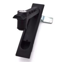 China Industrial Plane Lock Communication Cabinet Control Cabinet Distribution Box Black Plastic Flat Lock Password for sale