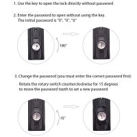 China Industrial Plane Lock Communication Cabinet Control Cabinet Distribution Box Black Plastic Flat Lock Password for sale