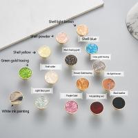 China Single Hole Brass Decorative Drawer Knobs Zinc Alloy for sale