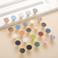 China Single Hole Brass Decorative Drawer Knobs Zinc Alloy for sale