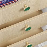 China Single Hole Brass Decorative Drawer Knobs Zinc Alloy for sale