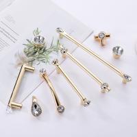 China Crystal 5in Cabinet Hardware Handle , Cabinet Handles And Knobs No Corrosion for sale