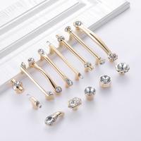China Crystal 5in Cabinet Hardware Handle , Cabinet Handles And Knobs No Corrosion for sale