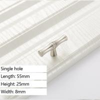 China Bamboo Cabinet Decorative Pull Handle 125x8x25mm for sale