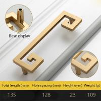 China Office Copper Gold Antique Single Hole Drawer Pulls for sale