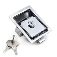 China Carbon Steel Single Point Paddle Handle Door Latches For Storage Rooms RV for sale