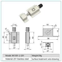China Impact Resistance Slide Bolt Latch Lock Drawing Polishing for sale