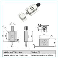 China Impact Resistance Slide Bolt Latch Lock Drawing Polishing for sale