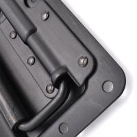 China Black Medium Sprung Industrial Style Cabinet Handles for sale