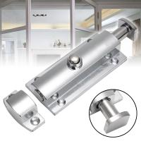 China Zinc Alloy Button Spring Latch Lock 83.5x30.6mm , Lockable Slide Bolt Latch For Guard Against Theft for sale