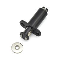 China Black Magnetic Door Cabinet Pressure Catch 45.5x28x15.5mm for sale