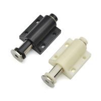 China Black Magnetic Door Cabinet Pressure Catch 45.5x28x15.5mm for sale