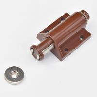 China Black Magnetic Door Cabinet Pressure Catch 45.5x28x15.5mm for sale