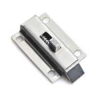 China A3 Steel Zinc Alloy Spring Latch Lock , Carbon Steel Galvanized Spring Loaded Slide Bolt Latch for sale