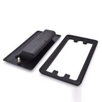 China Black Plastic Concealed Industrial Pull Handle 142x78x30mm for sale