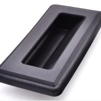 China Black Plastic Concealed Industrial Pull Handle 142x78x30mm for sale