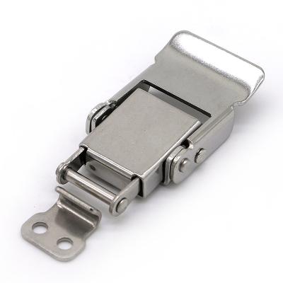 China Spring Stainless Steel Hasp Lockable Draw Latch 60x29mm for sale