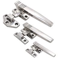 China 130x17mm Push Lock Cabinet Latch , Casement Window Locks And Latches for sale