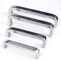 China Zinc Alloy Industrial Modern Cabinet Pulls Square Groove for sale