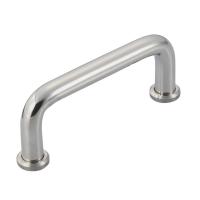 China Gray Chrome Plating Industrial Pull Handle SUS304 With Seat Surface for sale