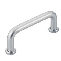 China Gray Chrome Plating Industrial Pull Handle SUS304 With Seat Surface for sale