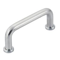 China Gray Chrome Plating Industrial Pull Handle SUS304 With Seat Surface for sale