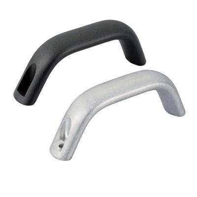China Aluminum Industrial Cabinet Hardware Pulls Matte Silver for sale
