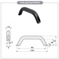 China Aluminum Industrial Cabinet Hardware Pulls Matte Silver for sale
