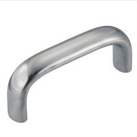 China Silver Door Industrial Cabinet Handles 113x20x47mm for sale