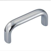 China Silver Door Industrial Cabinet Handles 113x20x47mm for sale