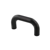 China Rubber Small Black Industrial Cabinet Pulls Internal Thread Type for sale
