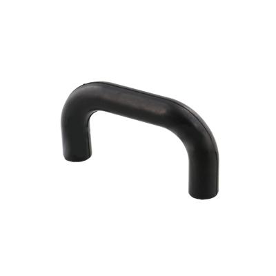 China Rubber Small Black Industrial Cabinet Pulls Internal Thread Type for sale