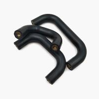 China Rubber Small Black Industrial Cabinet Pulls Internal Thread Type for sale
