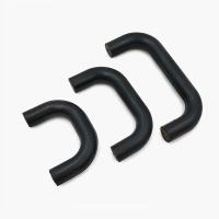 China Rubber Small Black Industrial Cabinet Pulls Internal Thread Type for sale